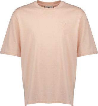 Ami Femme, Tops, Rose, Taille: 44 FR T-shirt Logo