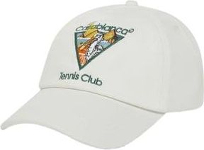 Casablanca Casquette Pyramid Abduction Tennis Club brod&eacute; en coton
