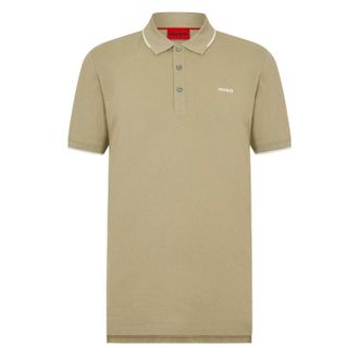 HUGO BOSS Hugo - Poloshirt f&uuml;r Herren, Baumwolle, Regul&auml;r (Gr&uuml;n)