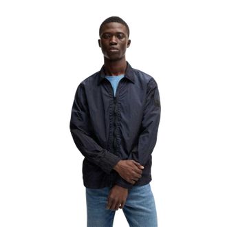 HUGO BOSS Leejay 1 Jacke f&uuml;r Herren, Leicht, Leger (Dunkelblau)