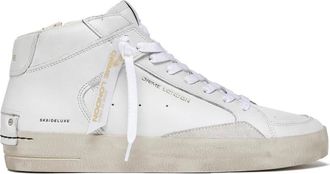 Crime London Homme, Chaussures, Blanc, Taille: 43 EU Sk8 Deluxe Mid