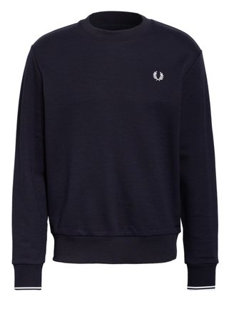 Fred Perry Sweatshirt blau