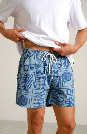 Dedicated Herren vegan Badehose Birka Ocean Blue