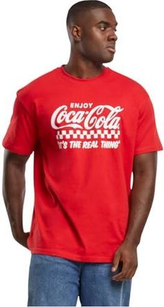 Merchcode Mc1058-coca Cola Enjoy Coke Oversize Tee T-Shirt, Rouge Urbain, XL Hommes