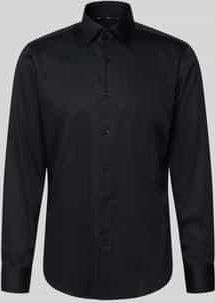 HUGO BOSS Regular Fit Businesshemd aus reiner Baumwolle Modell JOE