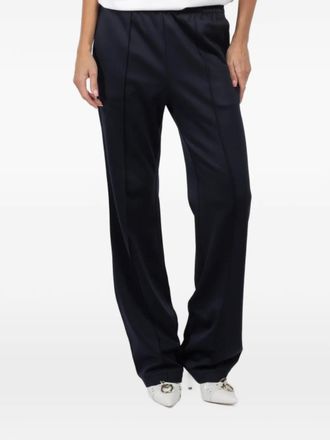 Tibi pantalon Scottie &agrave; poche plaqu&eacute;e - Bleu