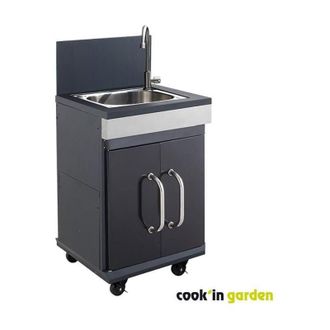 COOK IN GARDEN Cookin Garden - Module &eacute;vier Fidgi - Int&eacute;grable avec les bbq Fidgi 3&4 - Dosseret - &Eacute;vier et robinet en inox
