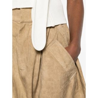 Niccol&ograve; Pasqualetti Lcbi Cropped Trousers - Beige