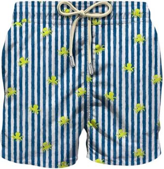Saint Barth Homme, Maillots de bain, Multicolore, Taille: L Short de bain Lighting