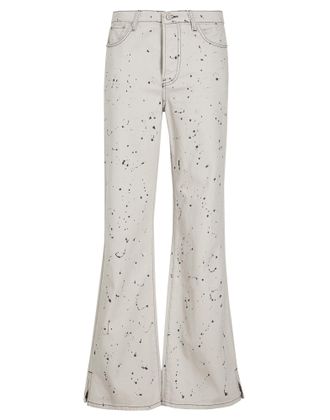 8 by YOOX PAINTED DENIM PANTS