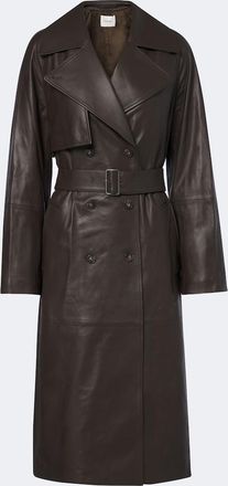 Vince Trenchcoat aus Leder