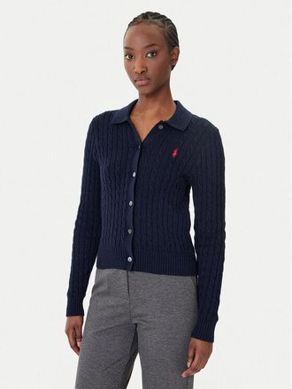 Polo Ralph Lauren Strickjacke 211971881501 Dunkelblau Slim Fit