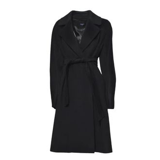 Max Mara Corte Mantel - - Coats - Damen - Schwarzk - 3XS
