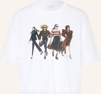 Rich & Royal T-Shirt Mit Schmucksteinen weiss