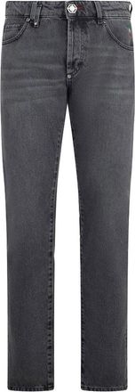 Philipp Plein Jean Droit - Fonc&eacute; D&eacute;lav&eacute;