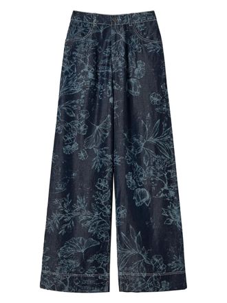 Twin-Set Woven Hose - Blau