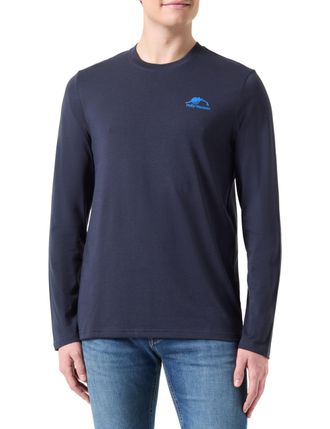 Helly Hansen Mens Nord Graphic Longsleeve T-Shir T-Shirt, 600 Navy, XXL