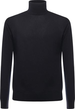 Alpha Studio Pull Col Roulé - Bleu