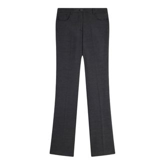 Semicouture Flanellhose mit geradem Bein - - Trousers - Damen - Grau - S