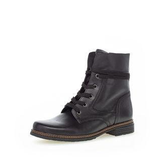 Gabor Damen Stiefeletten, Frauen Schn&uuml;rstiefeletten,Wechselfu&szlig;bett,Best Fitting,uebergangsschuhe,uebergangsstiefel,Womens,schwarz,37.5 EU / 4.5 UK