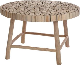 Selsey Teak - Gartentisch, Holztisch Teak-Holz rund 75 cm