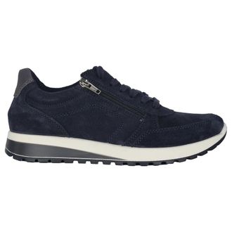 Ara Weit geschnittener Schn&uuml;r-Zip-Sneaker - Blau - - Shoes - Herren - Blau - 40 EU