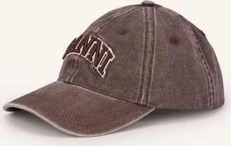 Ganni Cap braun
