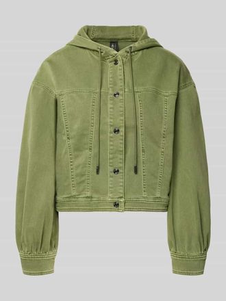 Marc Cain Jeansjacke mit Kapuze und Eingrifftaschen