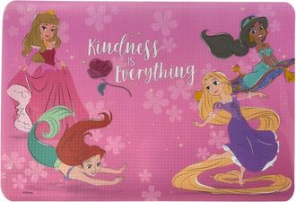 Cartoon Disney Princess Platzdeckchen aus weichem Kunststoff, rutschfest, waschbar, hitzebeständig, 44 x 30 cm