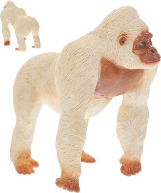 Amosfun Realistische Schimpanse Figurine Modell Tier Statue F&uuml;r Junge M&auml;dchen Lernspielzeug Fantasie Und Kognition F&uuml;r Weihnachten Und Geburtstage