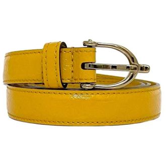 Gucci Pre-owned Leder grtel - - Pre-owned - Damen - Gelb - ONE SIZE