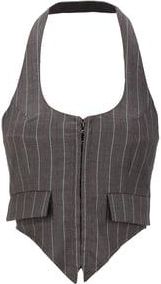 Miaou Top corset &agrave; rayures