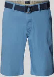 Mc Neal Slim Fit Shorts mit G&uuml;rtel