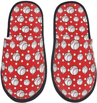 Generic Slippers Mignon Baseball C Épais Pantoufles En Coton Antidérapantes Chaussons Maison Pour DIntérieur La Maison Outdoor M
