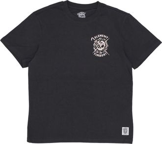 Element Summon Tee X Timber Schwarzes T-Shirt - - Tops - Herren - Schwarzk - XS