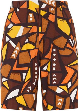 Moschino Homme, Shorts, Multicolore, Taille: XS Geometric Summer Shorts