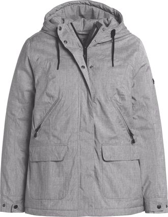 Ulla Popken Damen HYPRAR Jacken, hellgrau mélange, 46-48