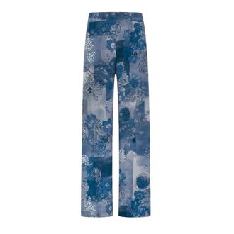 Momoni Damen, Hosen, Blau, MGr&ouml;&szlig;e