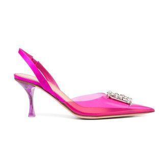 Dsquared2 Rosa Kristall Slingback High Heel Pumps - - Shoes - Damen - Rosa - 36 EU