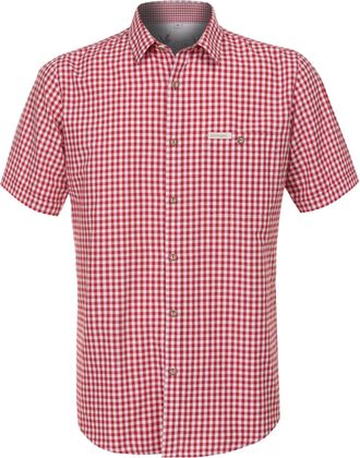 Stockerpoint Herren Renko3 Trachtenhemd, rot, 2XL
