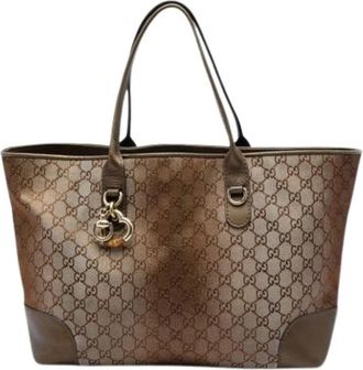 Gucci Pre-owned Heart Bit Tote Bag - - Pre-owned - Damen - Braun - ONE SIZE