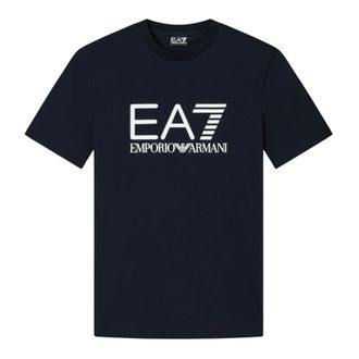 Emporio Armani Emporio Armani Ea7, Homme, Tops, Bleu, Taille: XS Short Sleeve T-Shirt