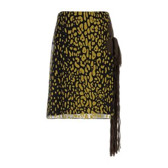 Ferragamo Femme, Jupes, Multicolore, Taille: 38 FR Gonna Midi