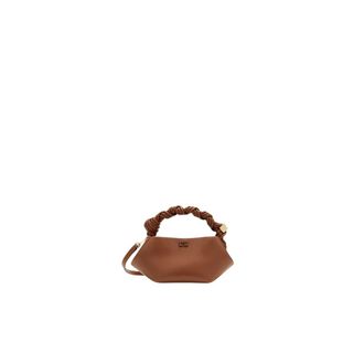 Ganni Mini sac Bou - Femme - Sacs - Brun - Taille: ONE Size