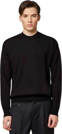 Alpha Studio Homme, Pulls, Noir, Taille: XL Maglia Girocollo