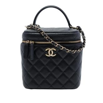 Chanel Pre-owned Quilted Caviar Leather Satchel - - Pre-owned - Damen - Schwarzk - ONE SIZE