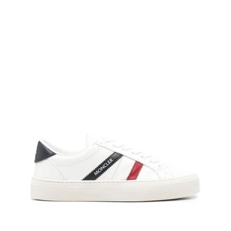Moncler Wei&szlig;e Low-Top-Sneaker - - Shoes - Damen - Wei&szlig; - 37 EU