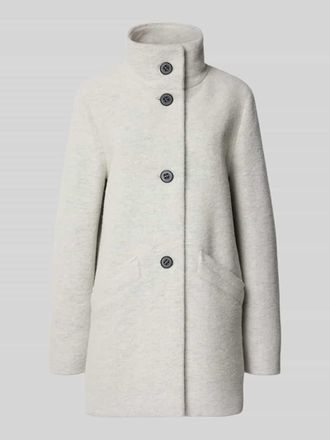 AMBER & JUNE Kurzmantel mit Stehkragen und Eingrifftaschen