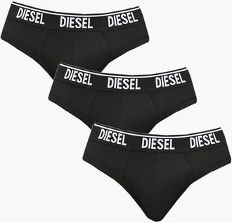 Diesel Set of 3 Stretch Cotton UMBR-ANDRE Briefs with Logoed Elasti size Xs