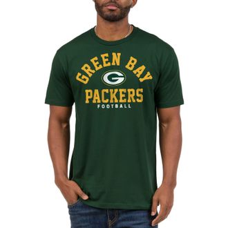 Junk Food NFL - Green Bay Packers - Classic Team Logo - Unisex Adult Short Sleeve Fan T-Shirt for Men and Women - Size X-Large